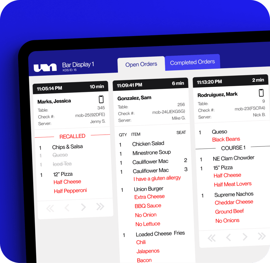 Kitchen Display System | Union