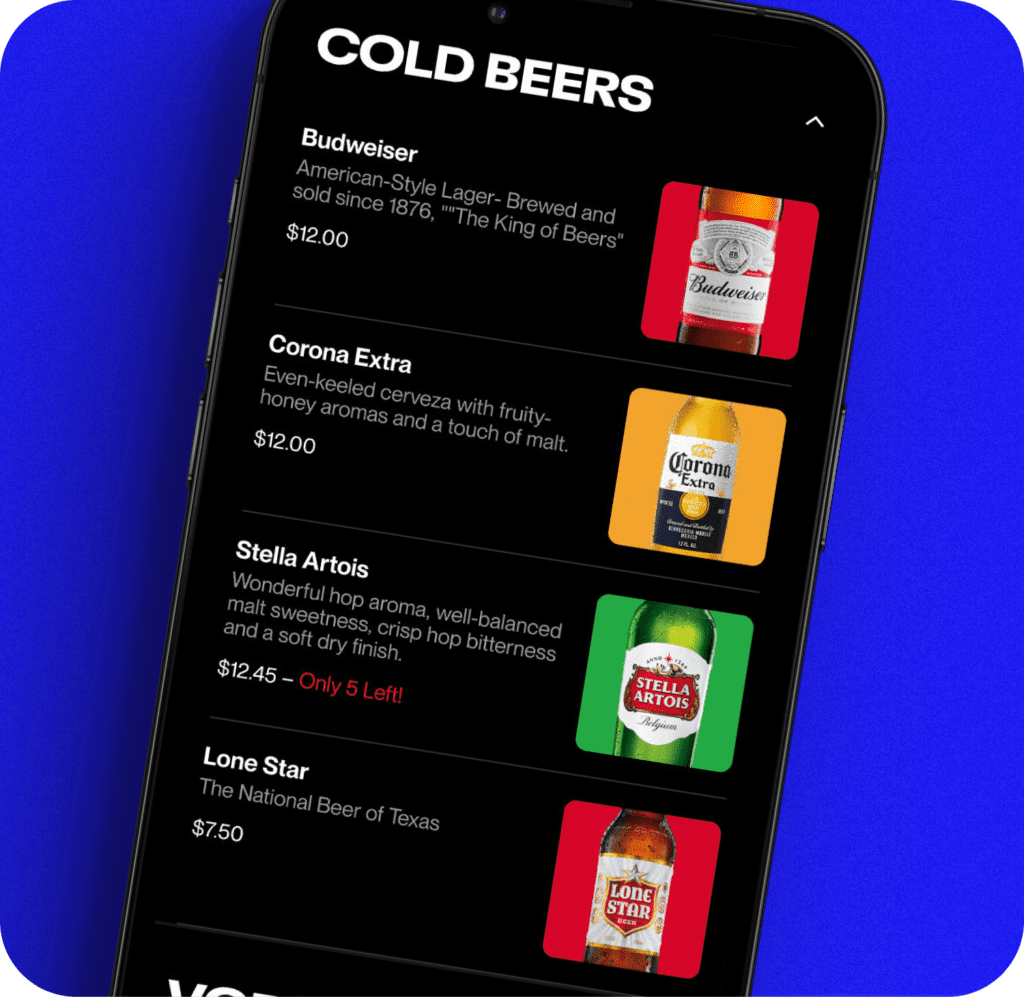 Digital Menus | Union